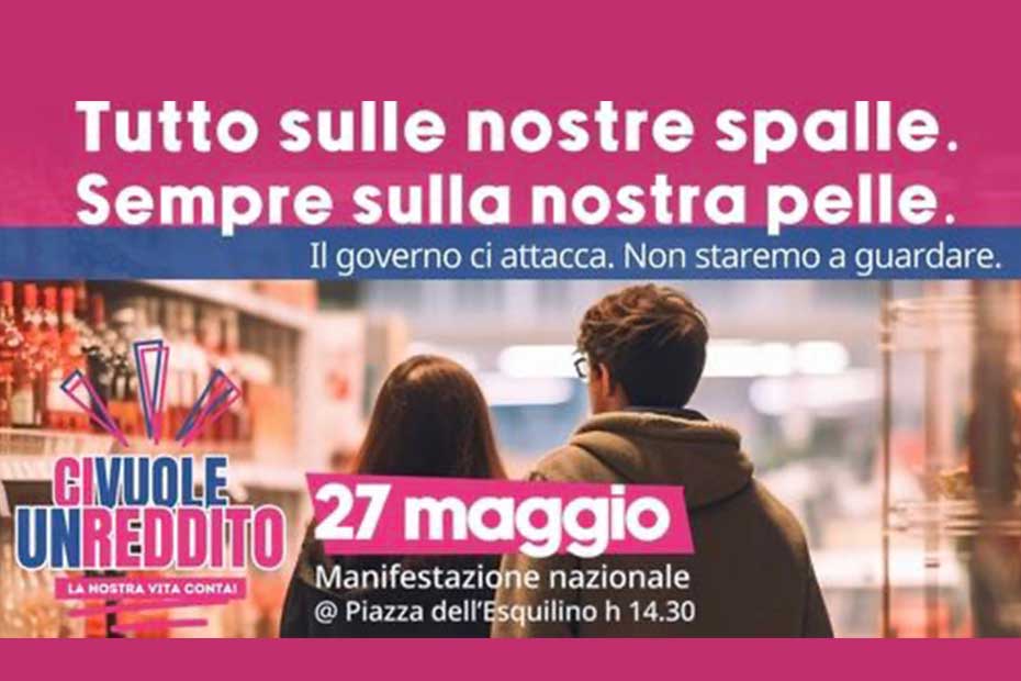 NIdiL CGIL aderisce alla campagna "Ci vuole un reddito!"