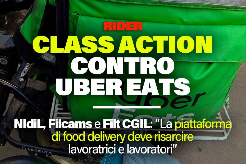 RIDER. NIdiL, Filcams e Filt CGIL promuovono una class action contro ...